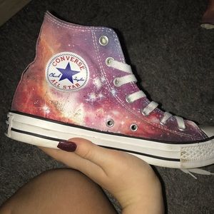 Converse | Shoes | Custom Galaxy Converse High Tops | Poshmark